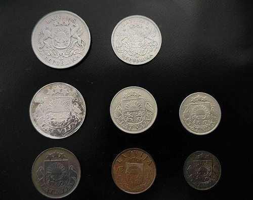 Набор монет Латвийской республики
