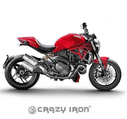 Crazy iron дуги ducati monster 821, 1200
