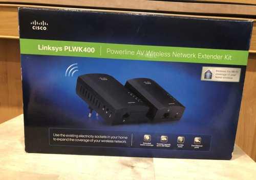 Wi-Fi+Powerline адаптер Cisco Linksys plwk400