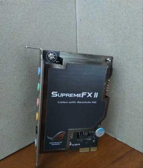 Звуковая карта Asus SupremeFX II PCI-E