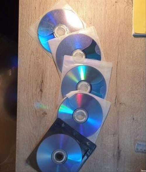 Чистые двухсторонние DVD-R диски, по 4,7 GB
