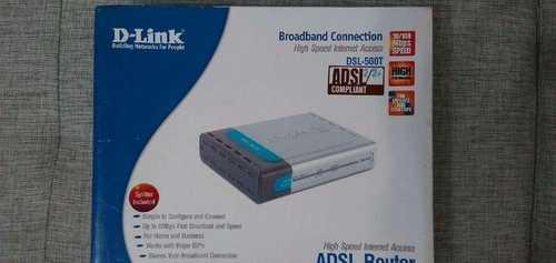 Adsl-Маршрутизатор D-Link DSL-500T adsl Router