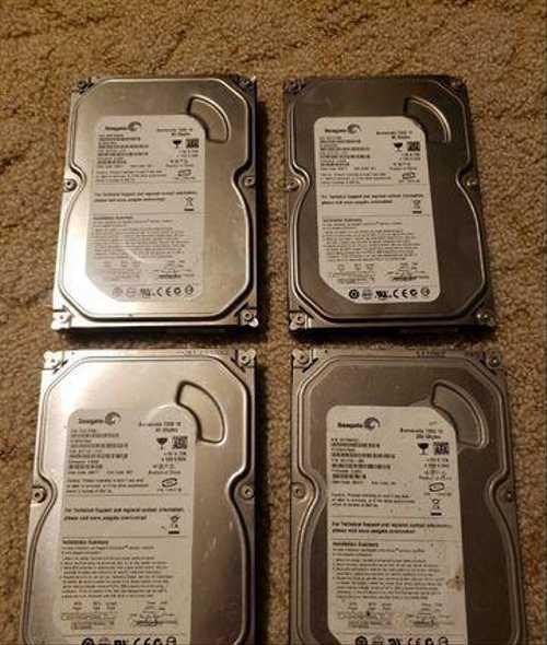 4 жёстких диска Seagate SATA