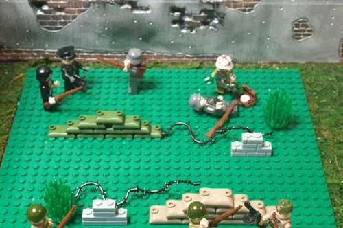 Лего Lego/аналог "Рубеж" солдаты лего