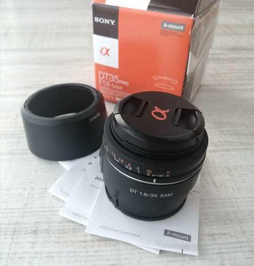 Объектив Sony DT 35mm f/1.8 SAM (SAL35F18) A-mount