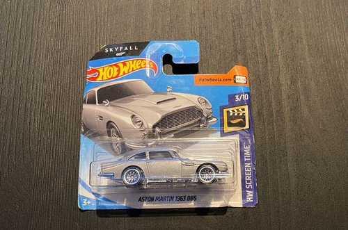 Hot Wheels aston martin 1963 DB5 007