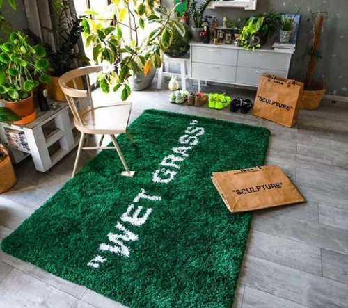 Ковёр IKEA x Virgil Abloh Markerad ‘’wet grass’’