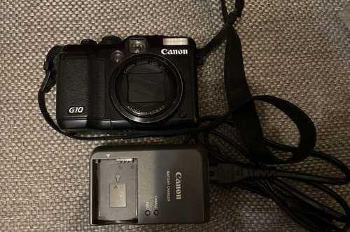 Фотоаппарат Canon PowerShot G10 с зарядкой
