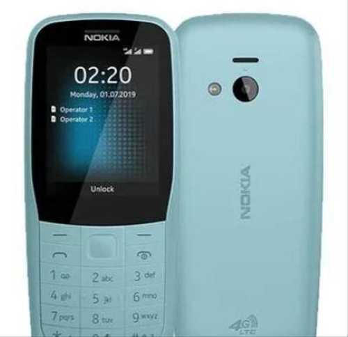 Nokia 220 4G Dual sim синий (Синий)