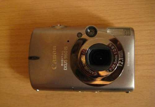 Фотоаппарат Canon Ixus 960 на запчасти