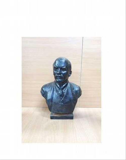 Бюст Ленин 35 см чугун литье Касли 1977 оригинал