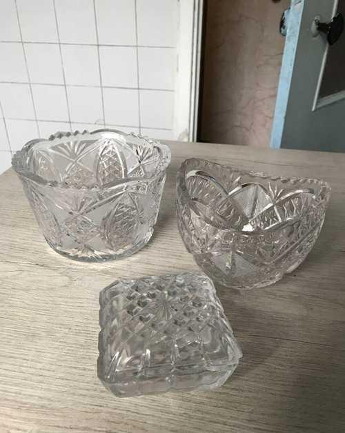 Хрустальные салатницы