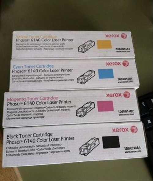 Комплект картриджей-тонеров для Xerox Phaser 6140
