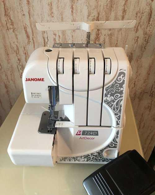 Оверлок Janome ArtDecor 724D