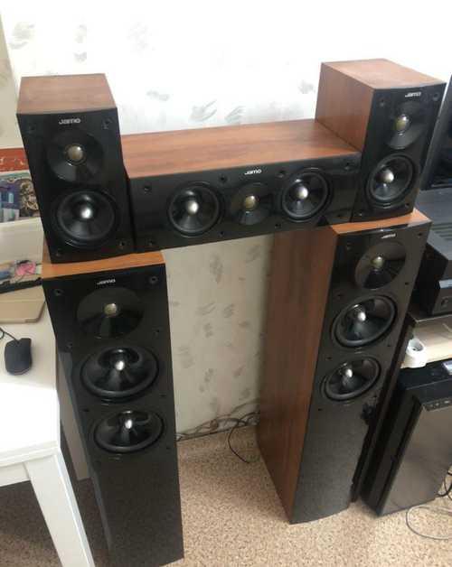 Акустика 5.0 jamo s506 + ресивер Pioneer VSX-417