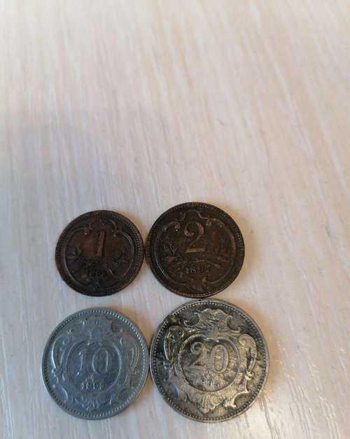 Монеты Австро Венгрии