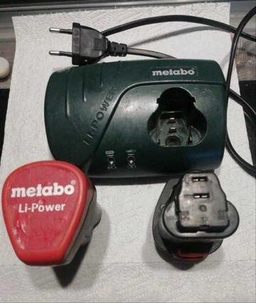 Metabo LC40 + 2 аккумулятора