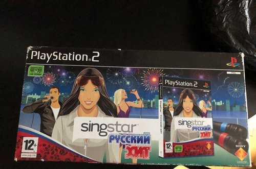 Singstar + микрофоны Playstation 2