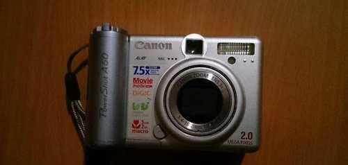 Цифровая фотокамера canon Power Shot A60