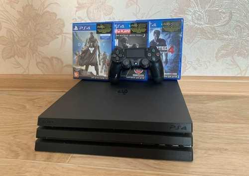 Playstation 4 pro 1TB + Игры