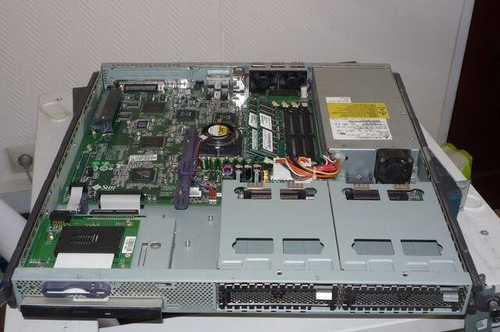 1U Сервер Sun Netra T1 UltraSparc IIe 500 mHz