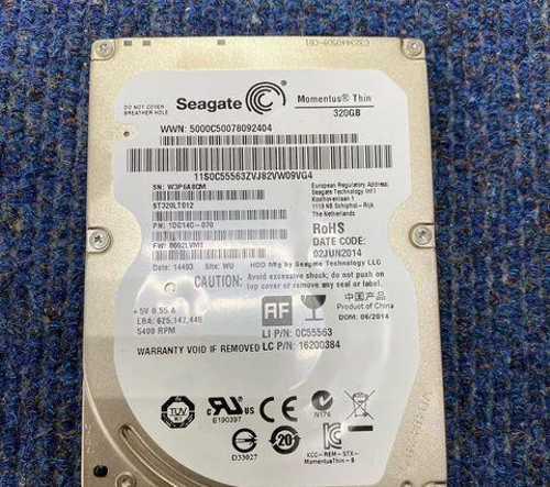 2.5 дюйма 320GB Seagate ST320LT012 (251399)