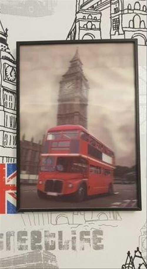 Картина Лондонский автобус