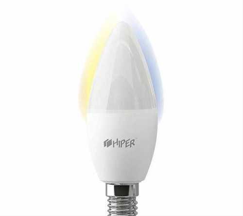 Умная лампочка hiper IoT C1 White, E14, 6Вт, HI-C1W