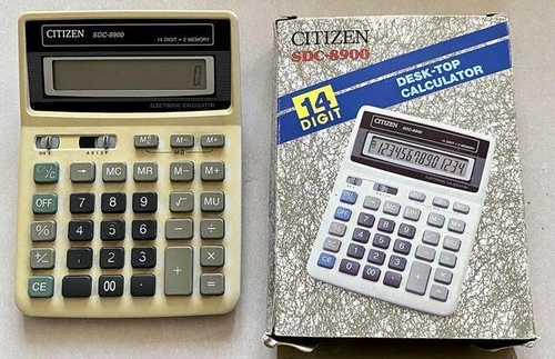 Калькулятор бухгалтерский Citizen SDC-8900