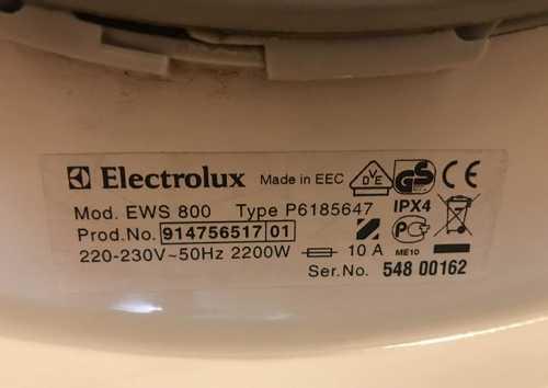 Electrolux ews 800