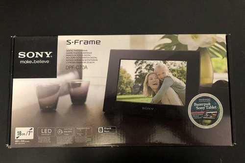 Цифровая фоторамка sony s-frame