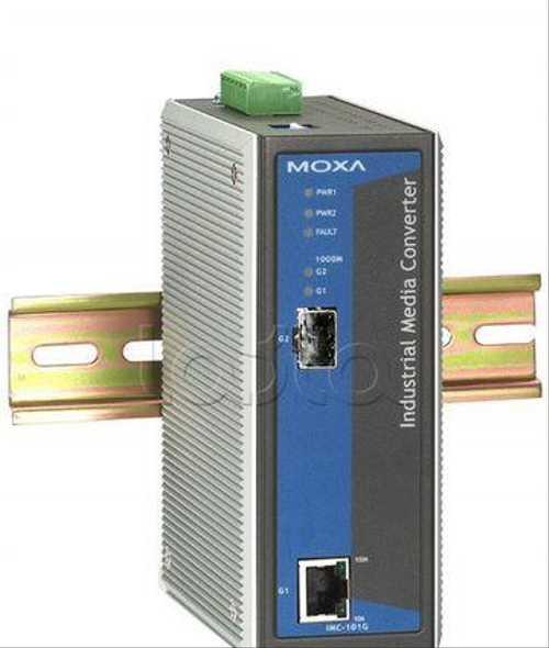 Медиаконвертер moxa IMC-101G; moxa IMC-101-S-SC