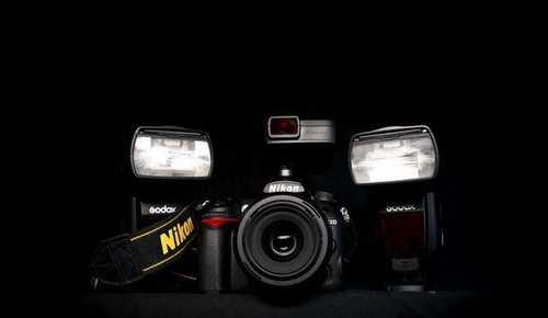 Вспышка Godox TT-600, триггер X2-TN и Nikon SB-600