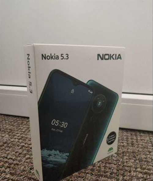 Nokia 5.3 64Gb (новая, запечатана, гарантия)
