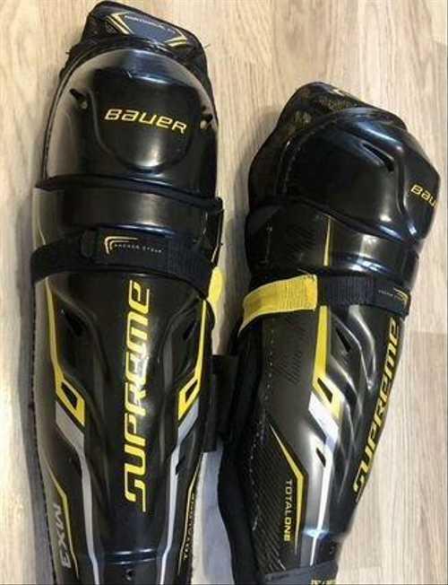 Профессиональные щитки Bauer MX3 SR. 15 размер