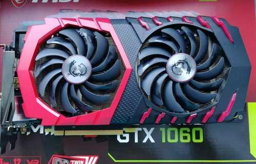 Видеокарта MSI GeForce GTX 1060 gaming X