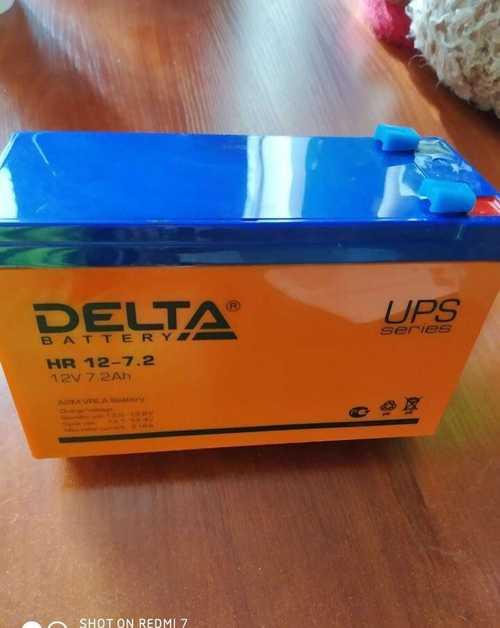 Аккумулятор Delta HR 12-7.2, новый