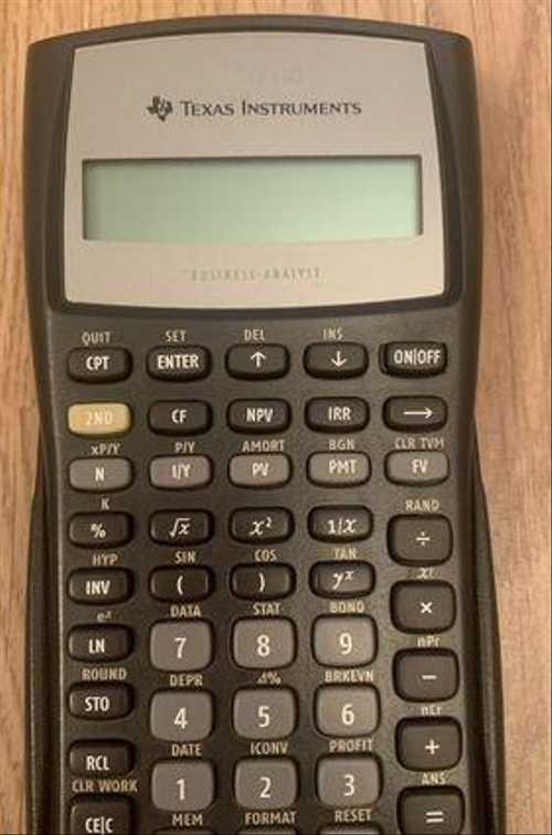Калькулятор финансовый Texas Instruments BA II plu