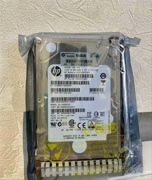 Жесткий диск HP 300Gb EG0300fcsph 2.5