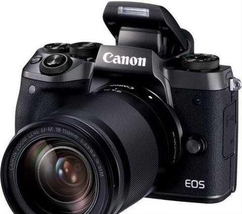 Canon EOS M5 kit 18-150 IS новый Ростест (япония)
