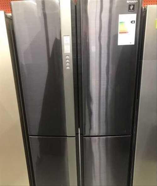 Холодильник многодверный Sharp SJ-FP97VBK черный