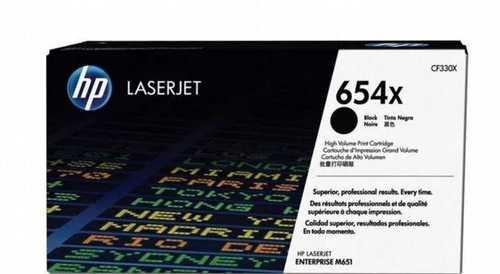 Картридж лазерный HP 654x CF330XC черный, 20500стр