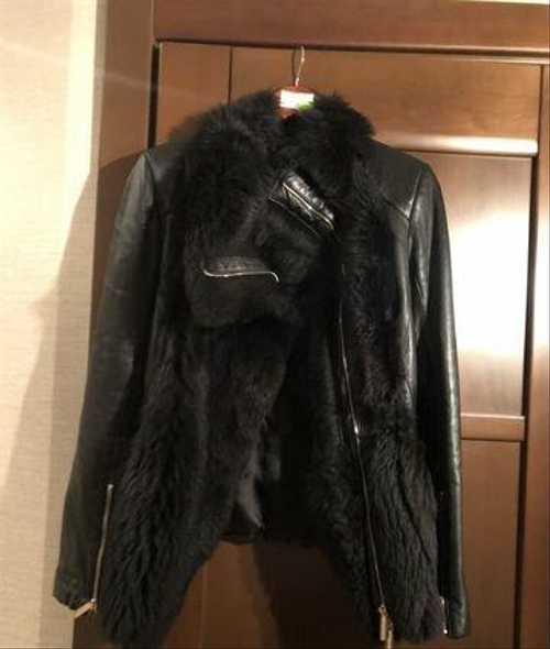 Куртка кожаная Elisabetta Franchi (оригинал )