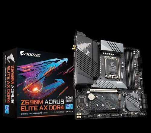 Материнская Gigabyte Z690M aorus elite AX DDR4