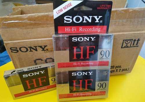 Аудиокассета Sony HF90 запечатанная