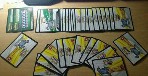 Pokemon TCG, электронные бустера 32 шт