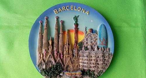"barcelona" Декоративная настенная Тарелка