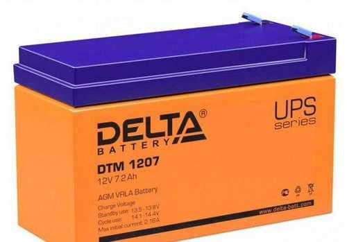 Аккумулятор Delta DTM1207, 12V 7.2Ah (новый)