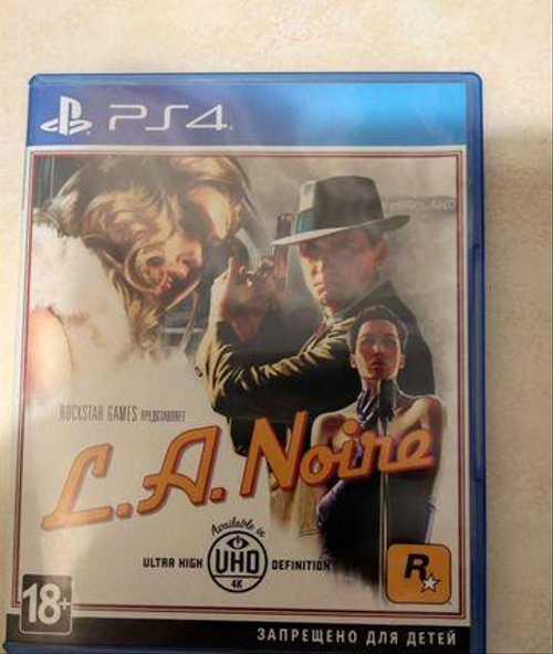 L. A. Noire для ps4