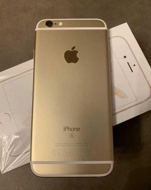 iPhone 6S 64Gb Gold + 3 ориг. чехла Just Cavalli